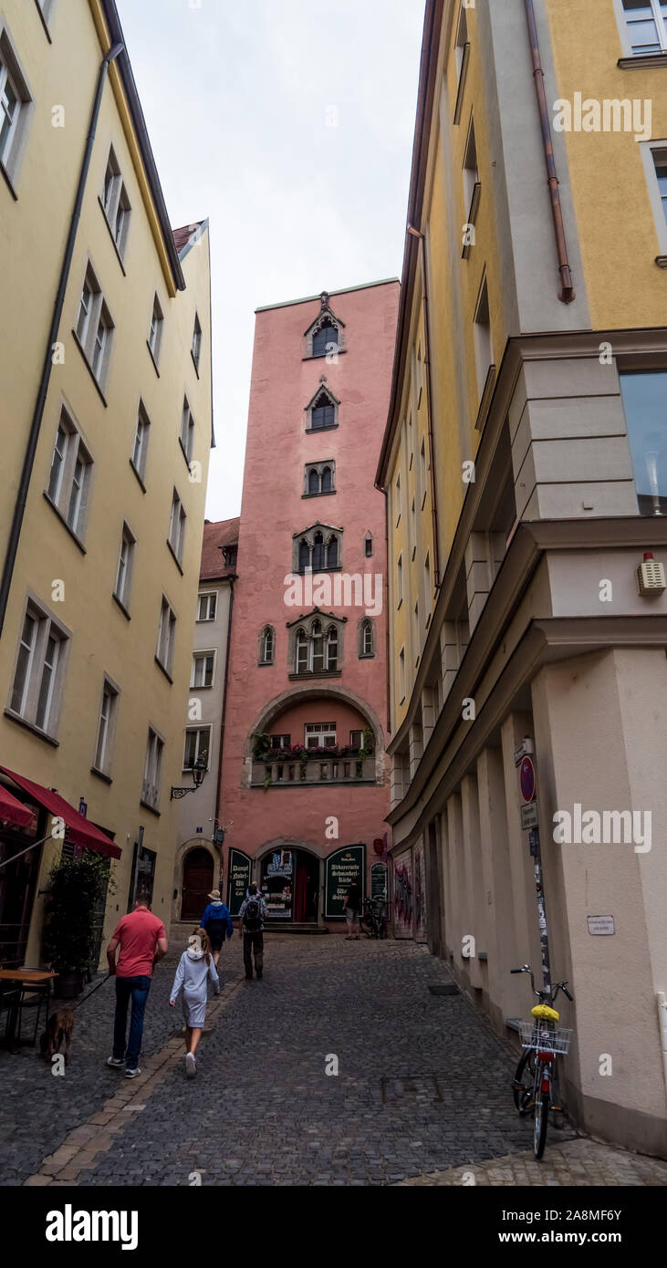 Regensburg zentrum Stockfotos und -bilder Kaufen - Alamy