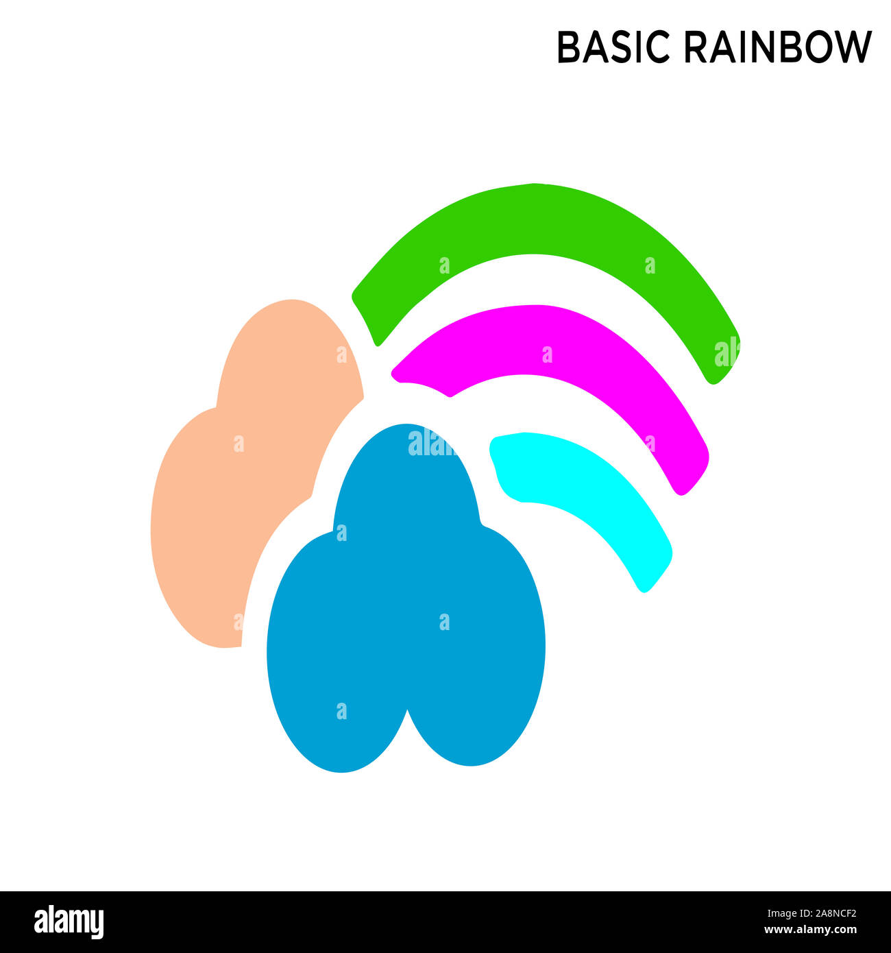 Grundlegende regenbogen symbol -Fotos und -Bildmaterial in hoher ...