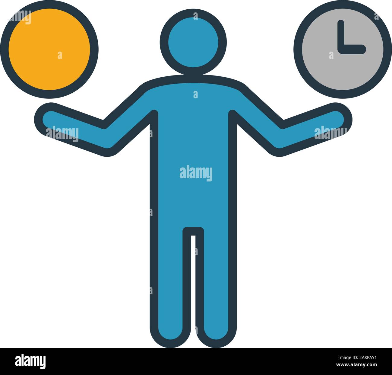 Geduld Symbol. Einfaches Element von soft skills icons Collection ...