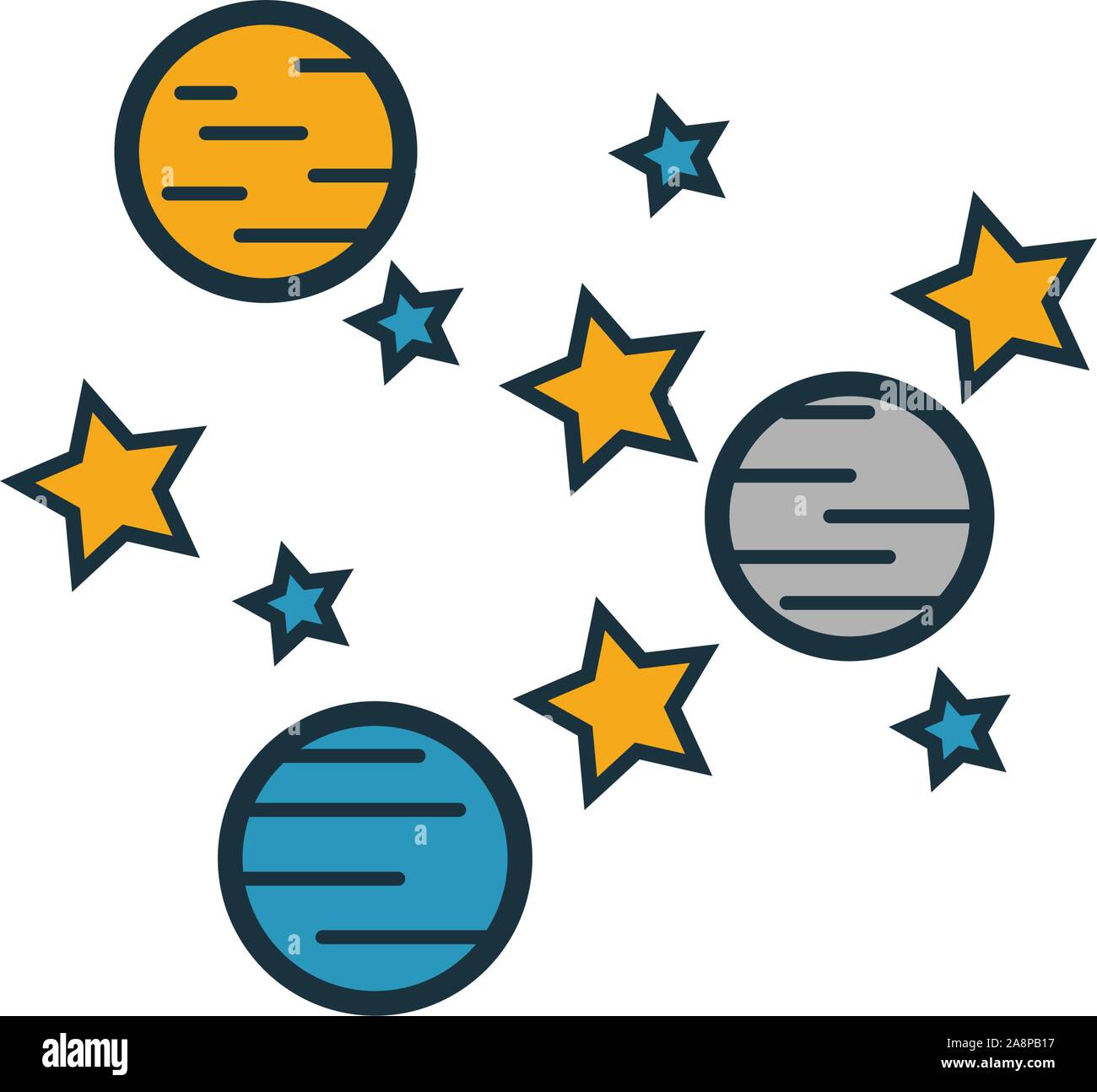 Platz Symbol. Einfaches Element aus dem Weltraum icons Collection ...