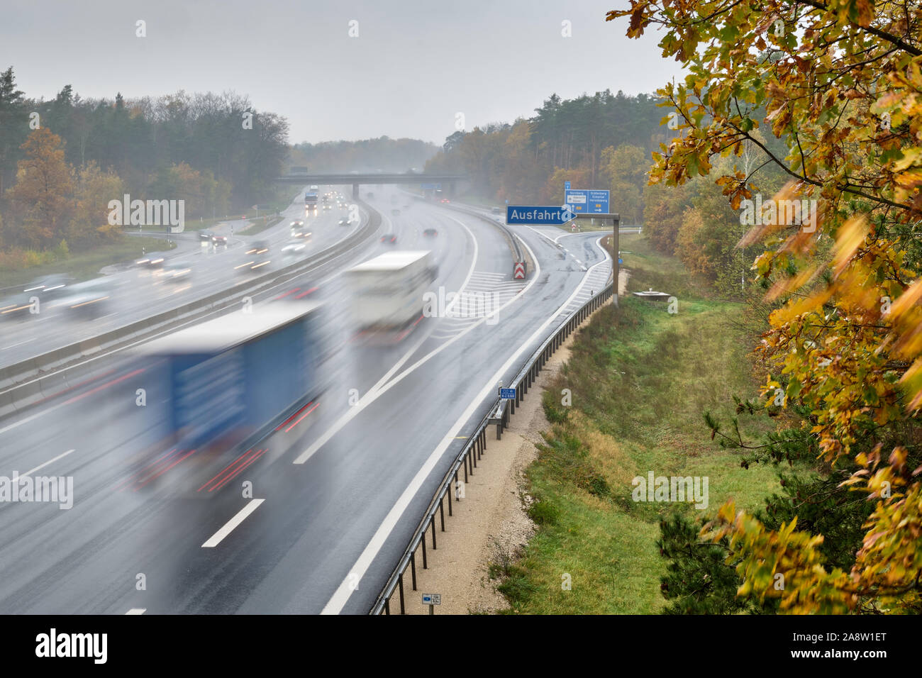 Auf der a3 autobahn -Fotos und -Bildmaterial in hoher Auflösung – Alamy