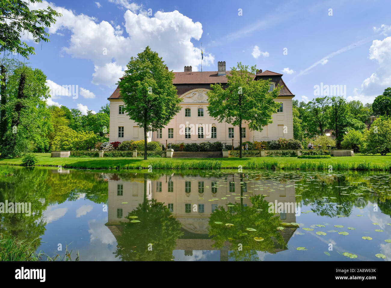 Schloß, Sehen, Fürst-Pückler-Park Branitz, Cottbus, Brandenburg ...