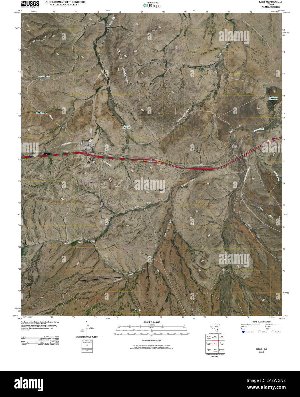 Kent texas karte -Fotos und -Bildmaterial in hoher Auflösung – Alamy