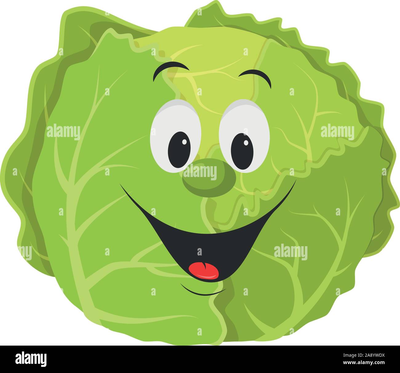 Gemüse Zeichen Sammlung: Vector Illustration eines lustigen und ...