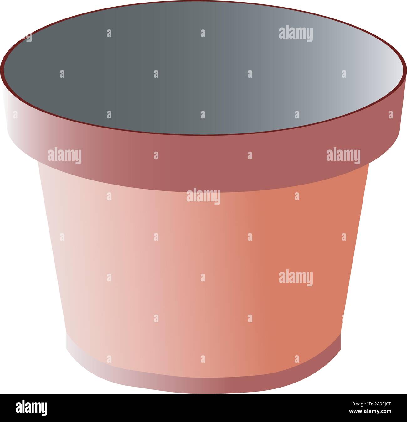 Topf mit verlaufsgitter, Vector Illustration Stock-Vektorgrafik - Alamy