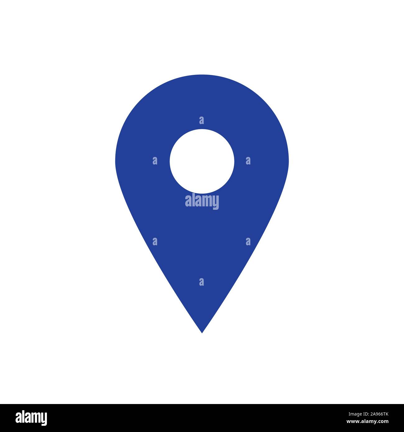 Platzhalter flachbild Symbol oder Ort Vektor icon Stock-Vektorgrafik ...