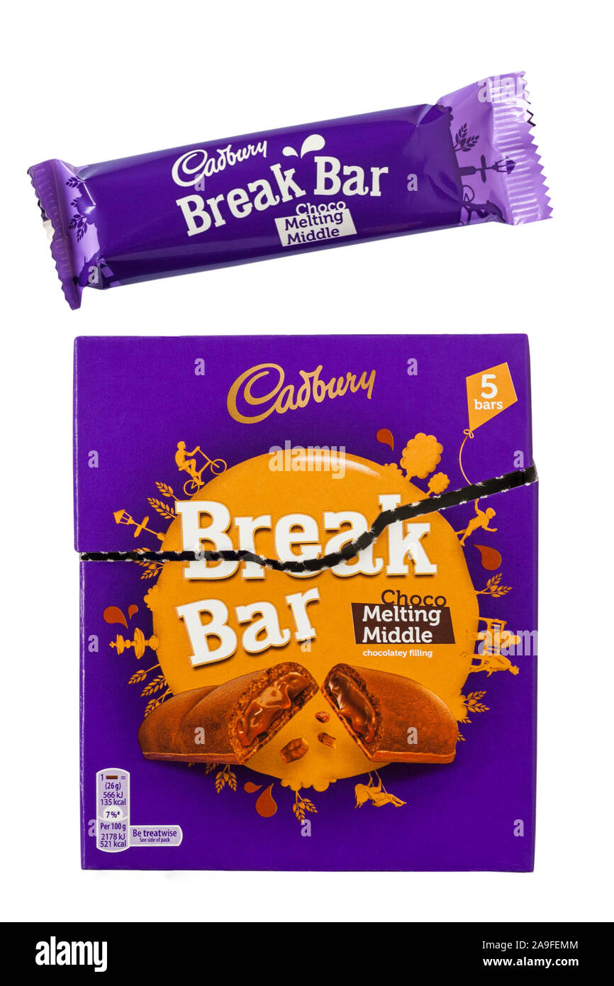 Cadbury break bar -Fotos und -Bildmaterial in hoher Auflösung – Alamy