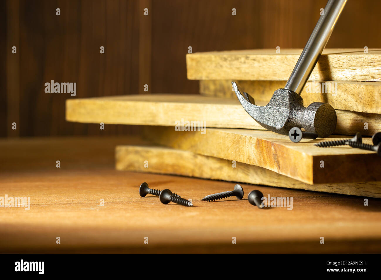 Hammer Claw Hammer Tools Studio Stockfotos und -bilder Kaufen - Alamy