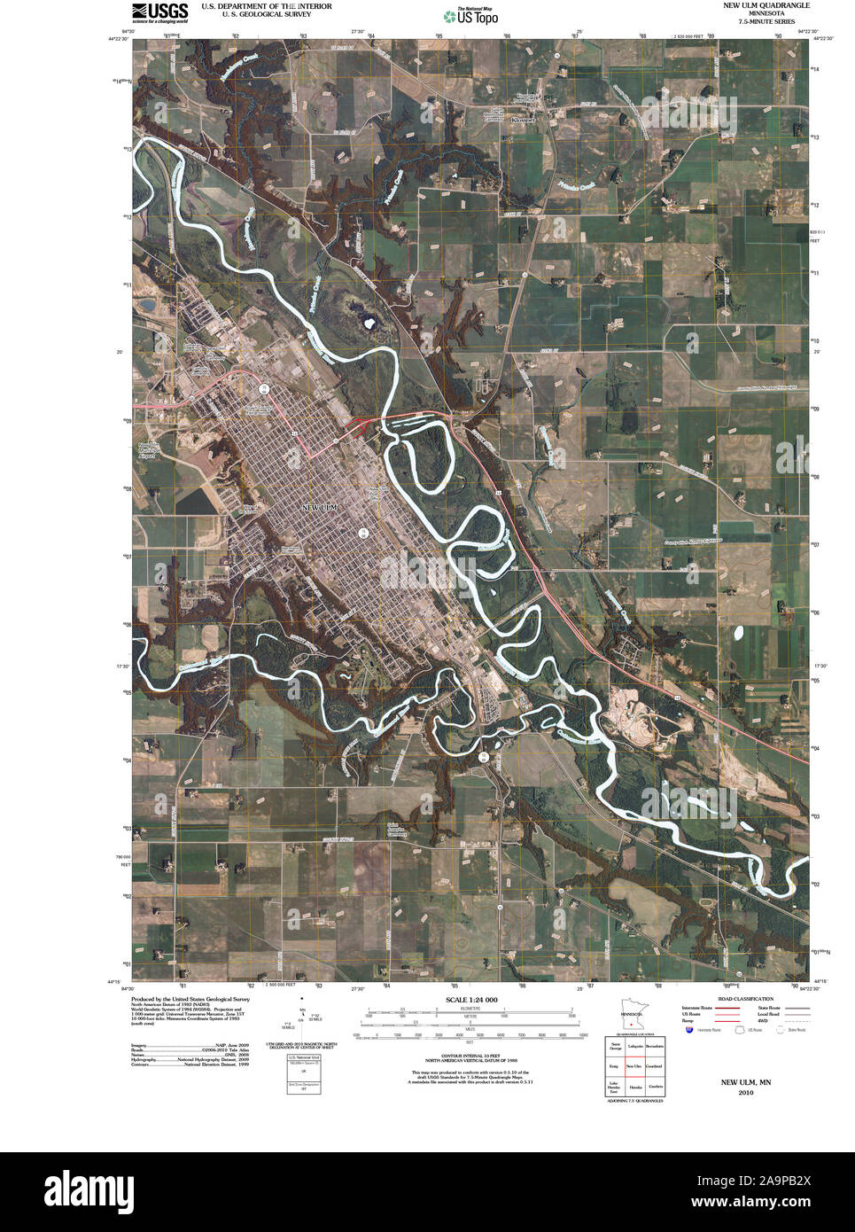 Nuova mappa di ulm minnesota -Fotos und -Bildmaterial in hoher ...