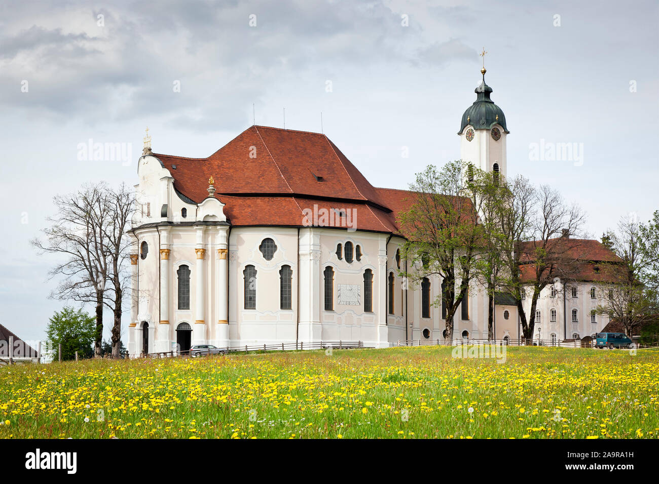 Die beruehmte Wallfahrtskirche in Wies, Deutschland Stockfotografie - Alamy
