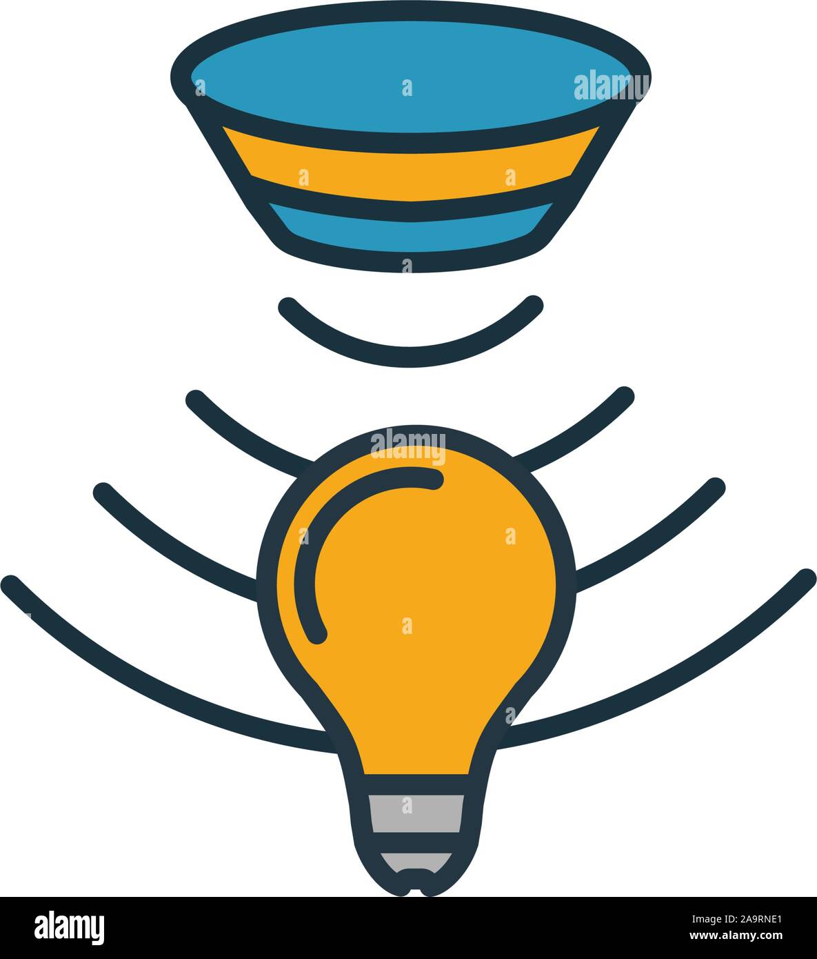 Lichtsensor Symbol. Einfaches Element von Sensoren icons Collection ...