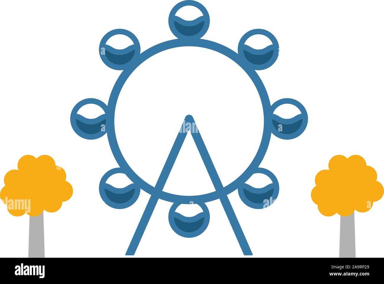 Freizeitpark Symbol. Einfaches Element von Stadt Elemente icons ...