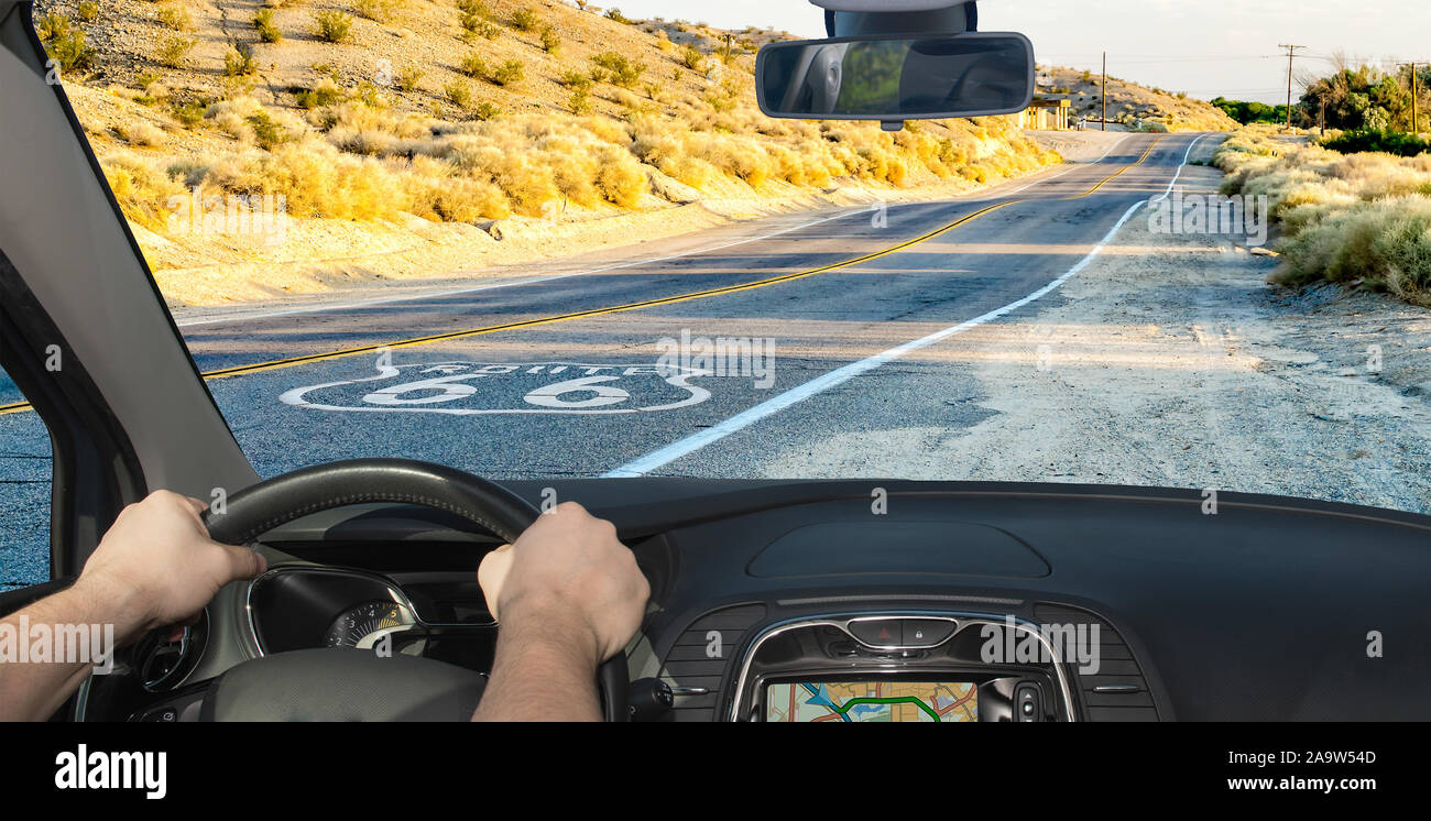 Route 66 fahrer -Fotos und -Bildmaterial in hoher Auflösung – Alamy