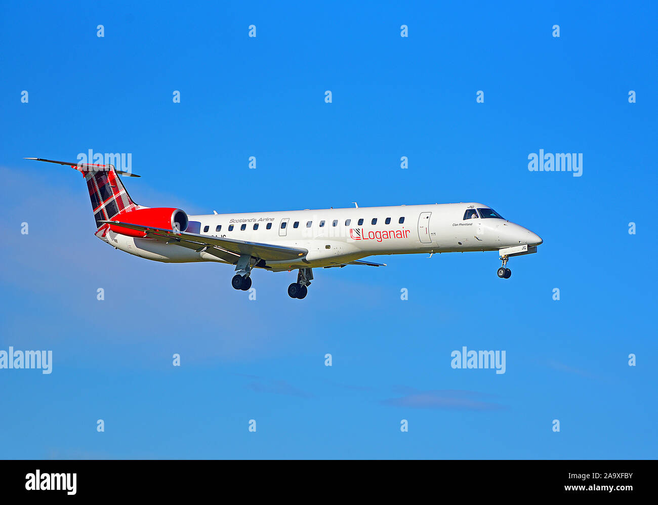 Loganair tartan -Fotos und -Bildmaterial in hoher Auflösung – Alamy