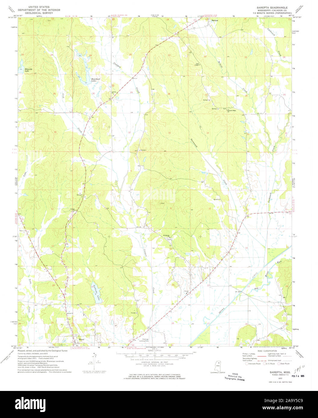 Mapa de sarepta mississippi -Fotos und -Bildmaterial in hoher Auflösung ...