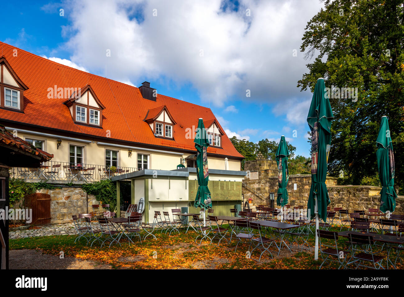 Burg Koenigsberg in Bayern, Deutschland Stockfotografie - Alamy