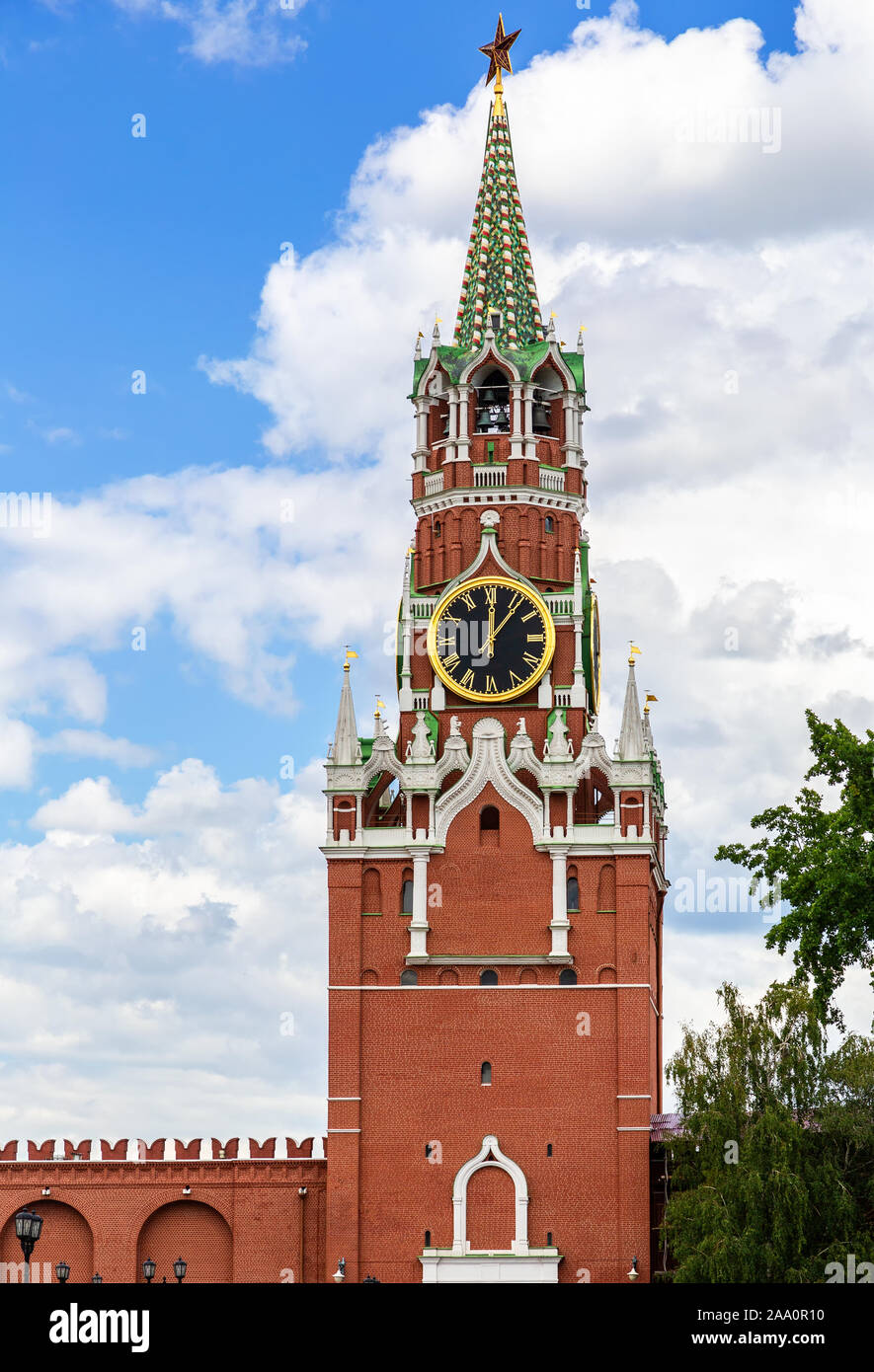Kreml Uhrturm Stockfotos und -bilder Kaufen - Alamy
