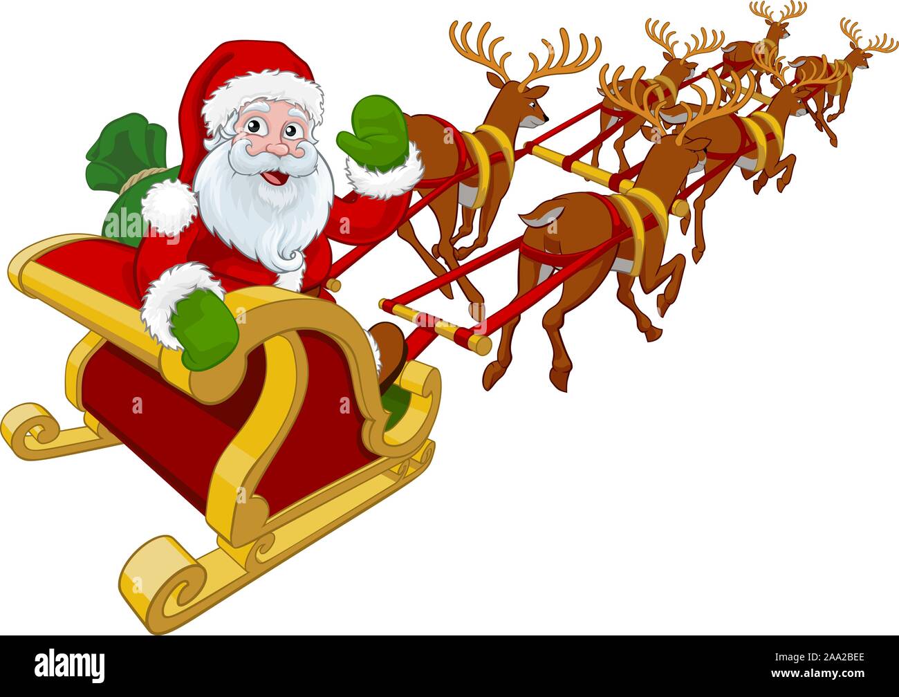 Santaclaus schlitten -Fotos und -Bildmaterial in hoher Auflösung – Alamy