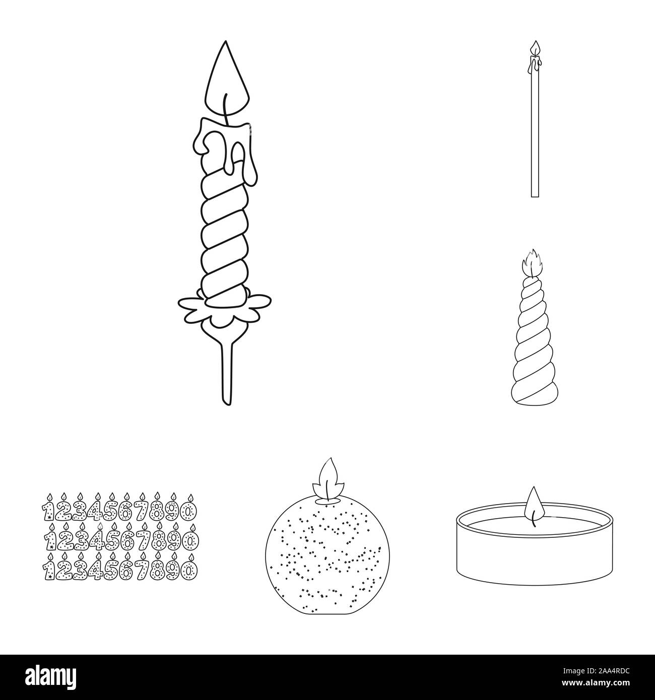 Vector Illustration von Quelle und Zeremonie Symbol. Sammlung von ...