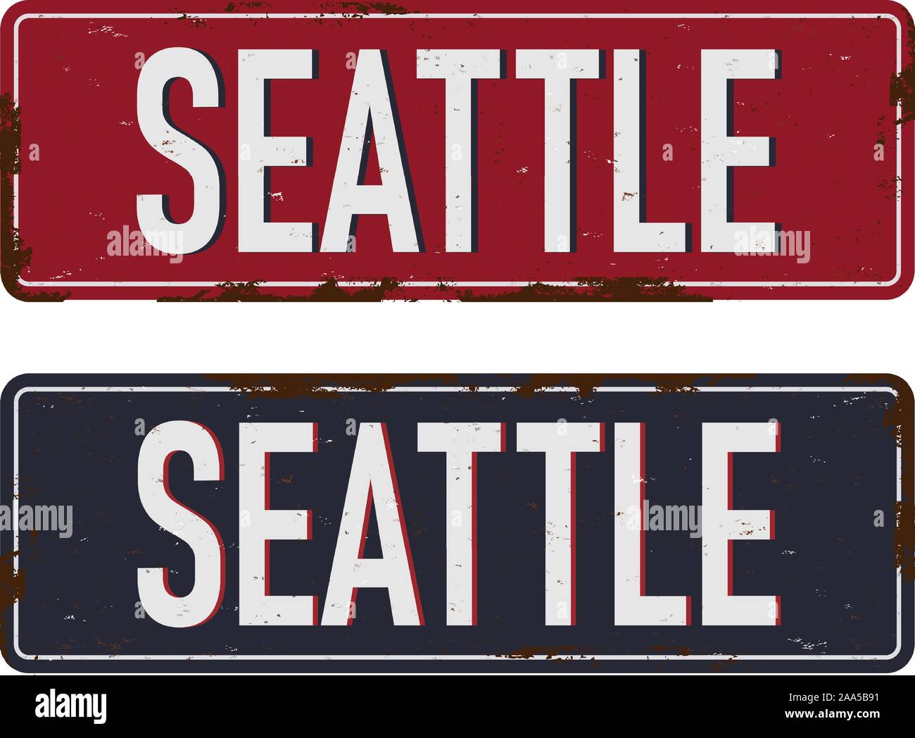 Seattle skyline silhouette Stock-Vektorgrafiken kaufen - Seite 2 - Alamy