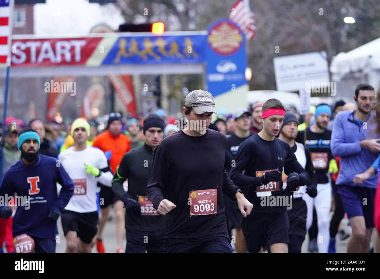 Viele Läufer und Jogger in Wisconsin und den benachbarten Staaten kamen ...