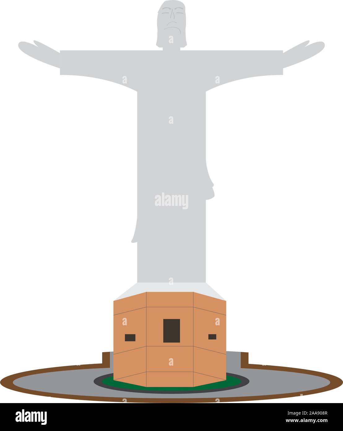 Christliche statue Stock-Vektorgrafiken kaufen - Alamy