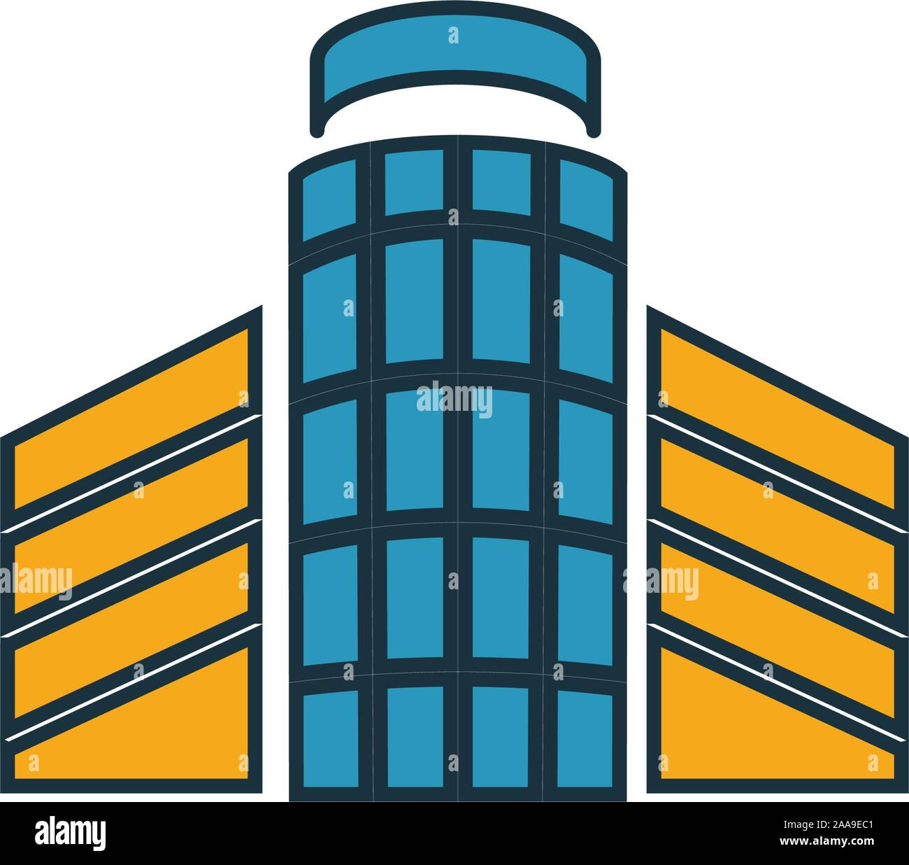 Shopping Center Symbol. Einfaches Element vom Shopping Center Zeichen ...