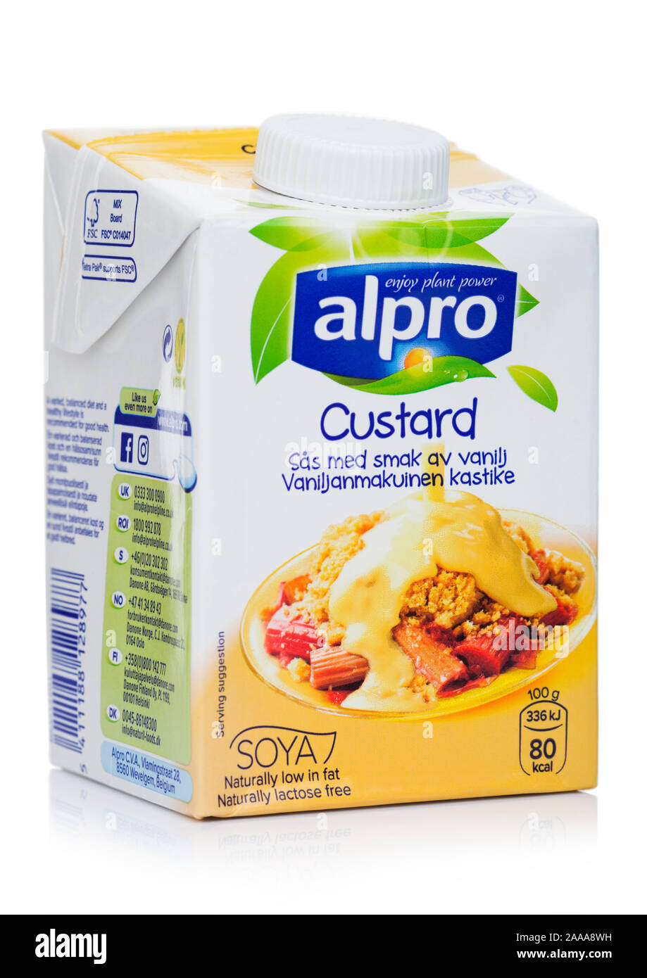 Alpro logo Stockfotos und -bilder Kaufen - Alamy