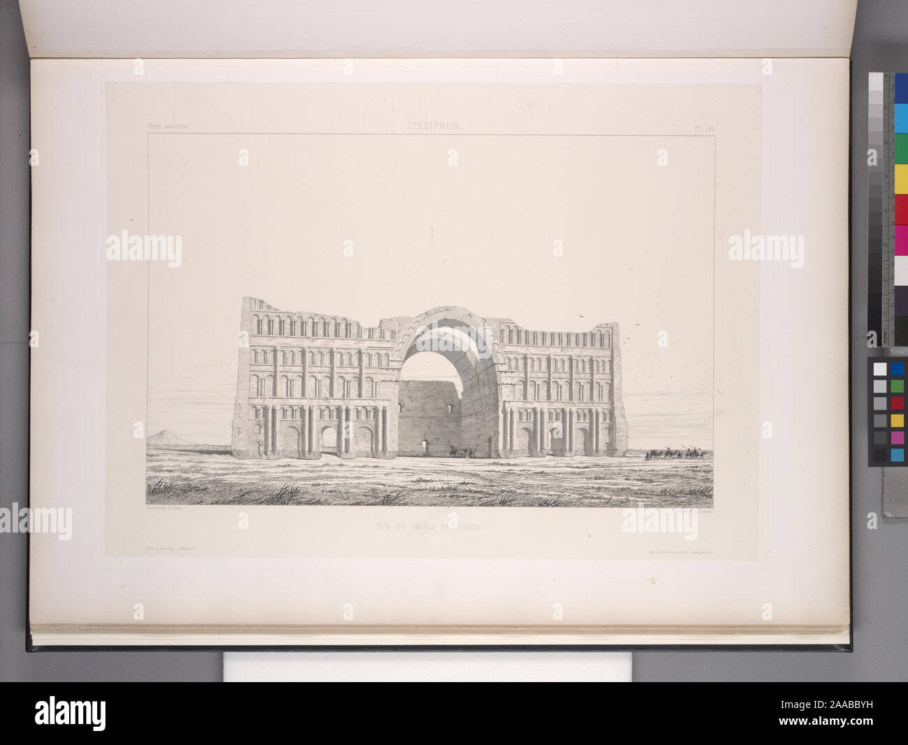 Ktesiphon. Vue du Palais sassanide.; Ktesiphon. Vue du Palais sassanide ...