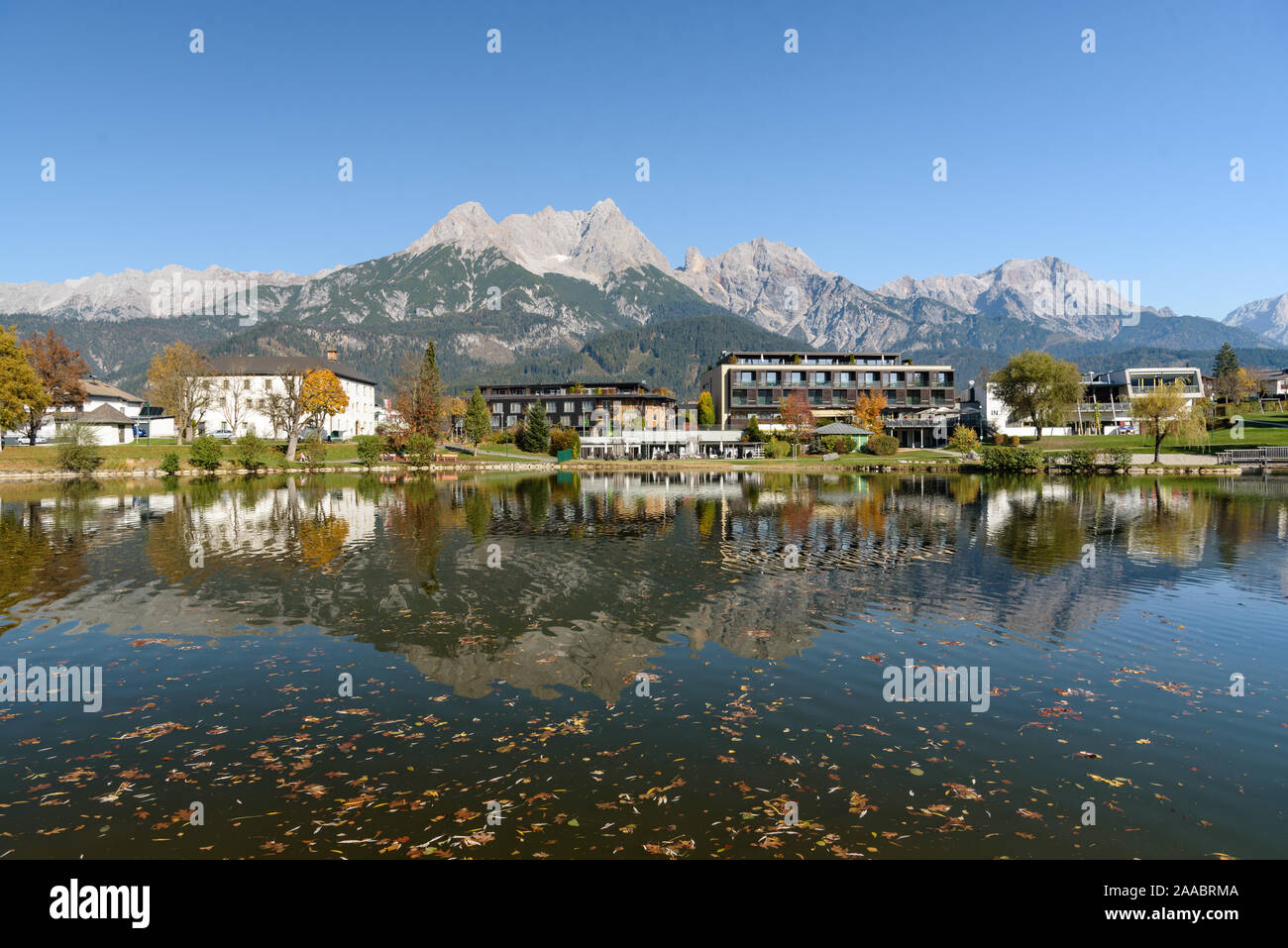 Ritzensee, Saalfelden, Salzburg/Österreich, 26. Oktober 2019 ...