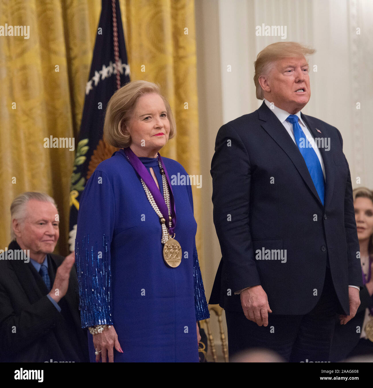 Washington DC, 21. November 2019 - Präsident Donald J Trumpf stellt die ...