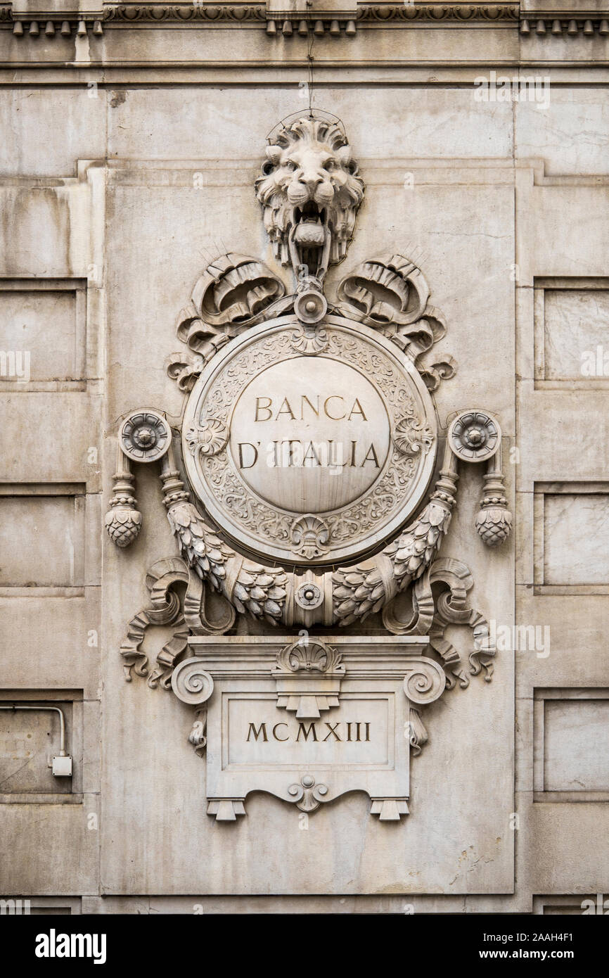 Banca d'italia logo -Fotos und -Bildmaterial in hoher Auflösung – Alamy