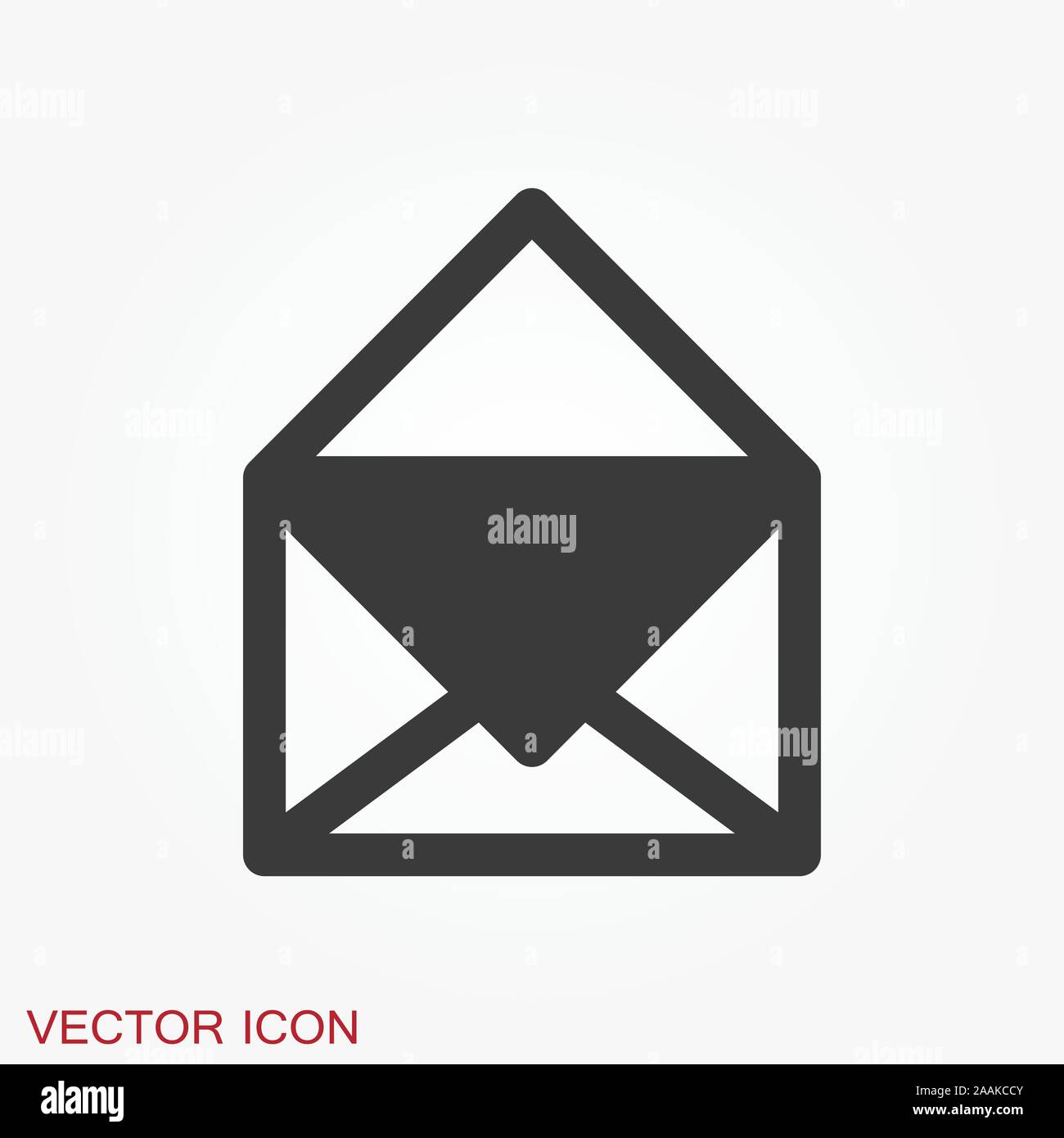 Briefumschlag, Vektor mail Umschlag und brief-symbol Stock-Vektorgrafik ...