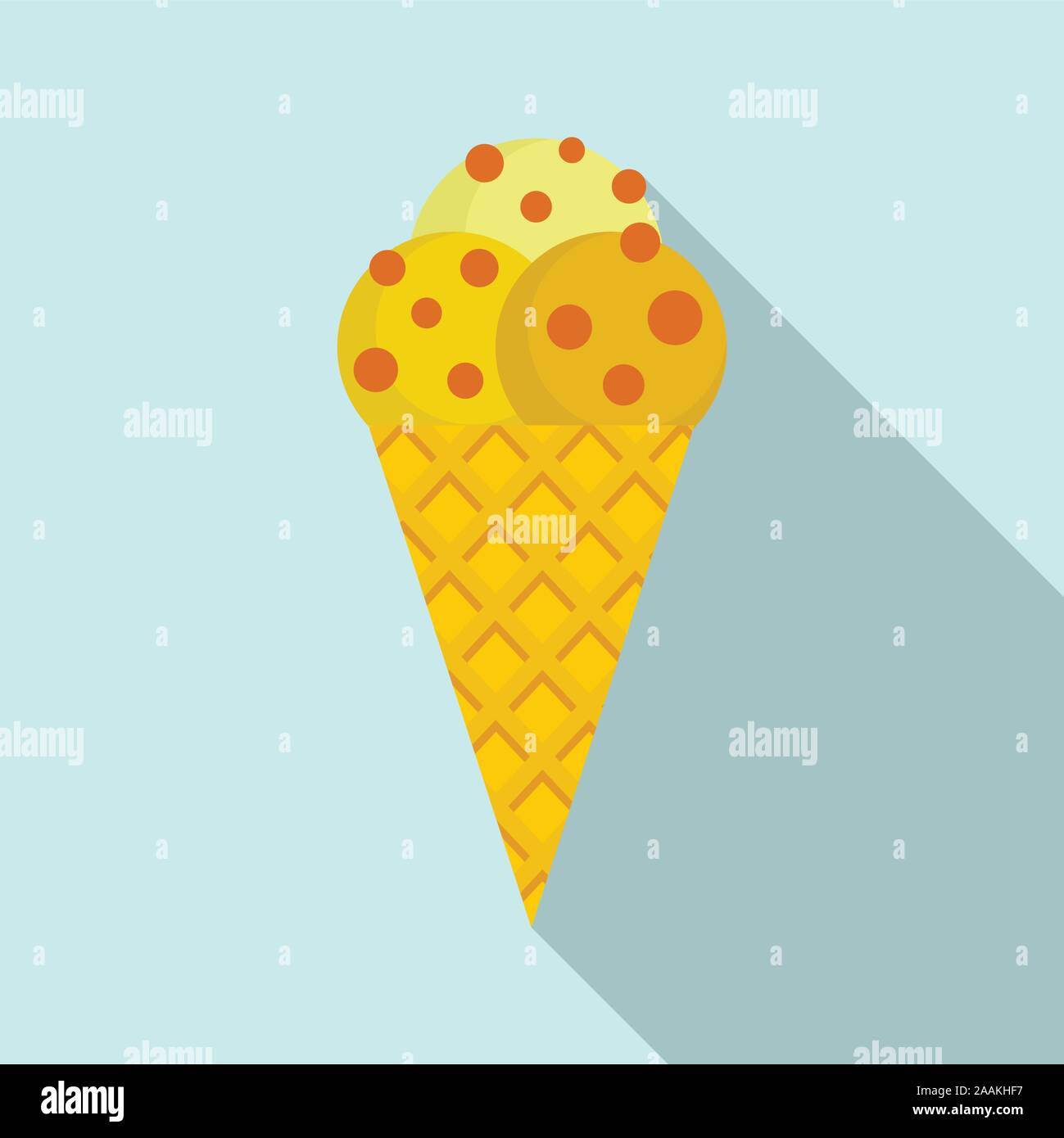 Eis-Symbol. Flache Darstellung von Eis vektor Symbol für Web Design ...