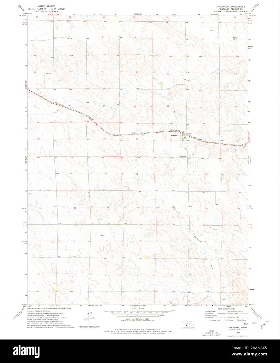 Grainton nebraska karte -Fotos und -Bildmaterial in hoher Auflösung – Alamy