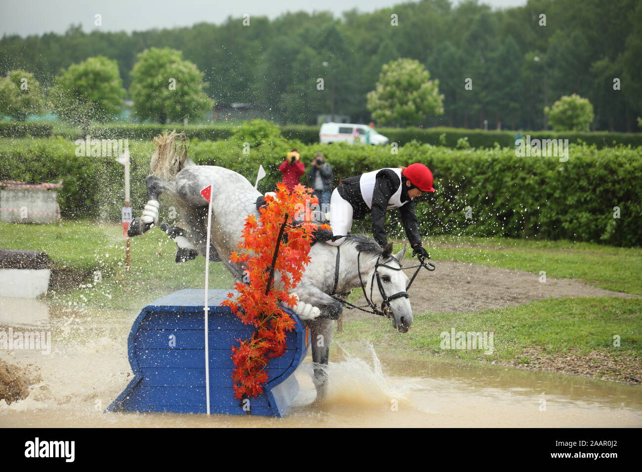 Cross country rider vom pferd fallen -Fotos und -Bildmaterial in hoher ...