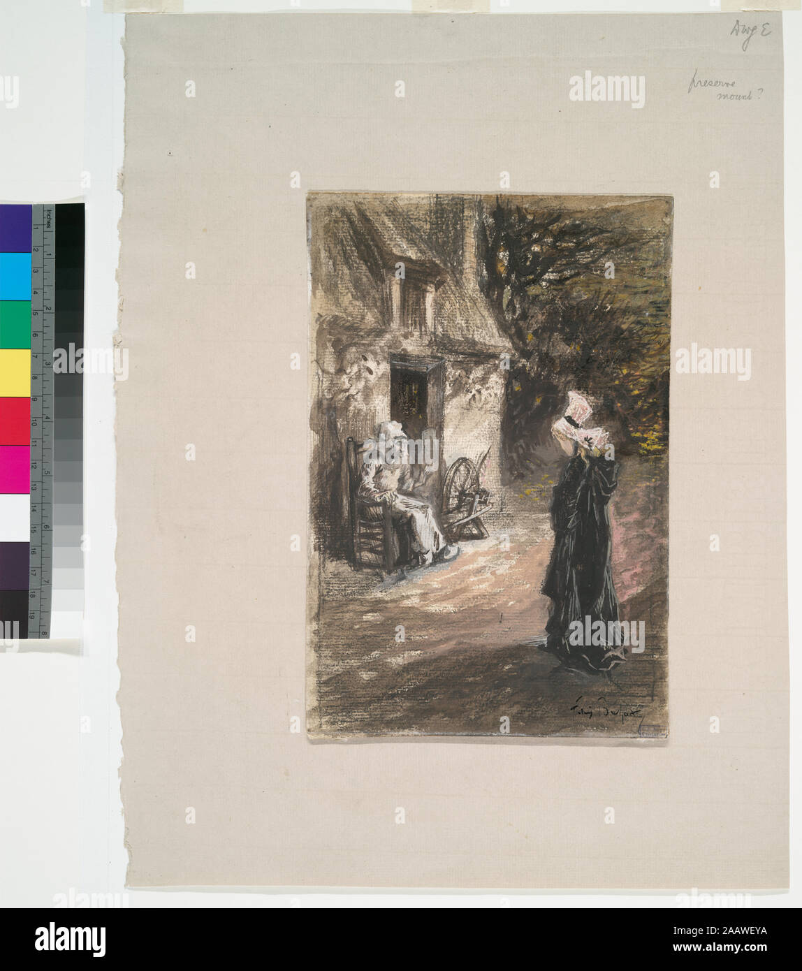 Elle venait lentement Eintritt ist durch Anwendung der ...