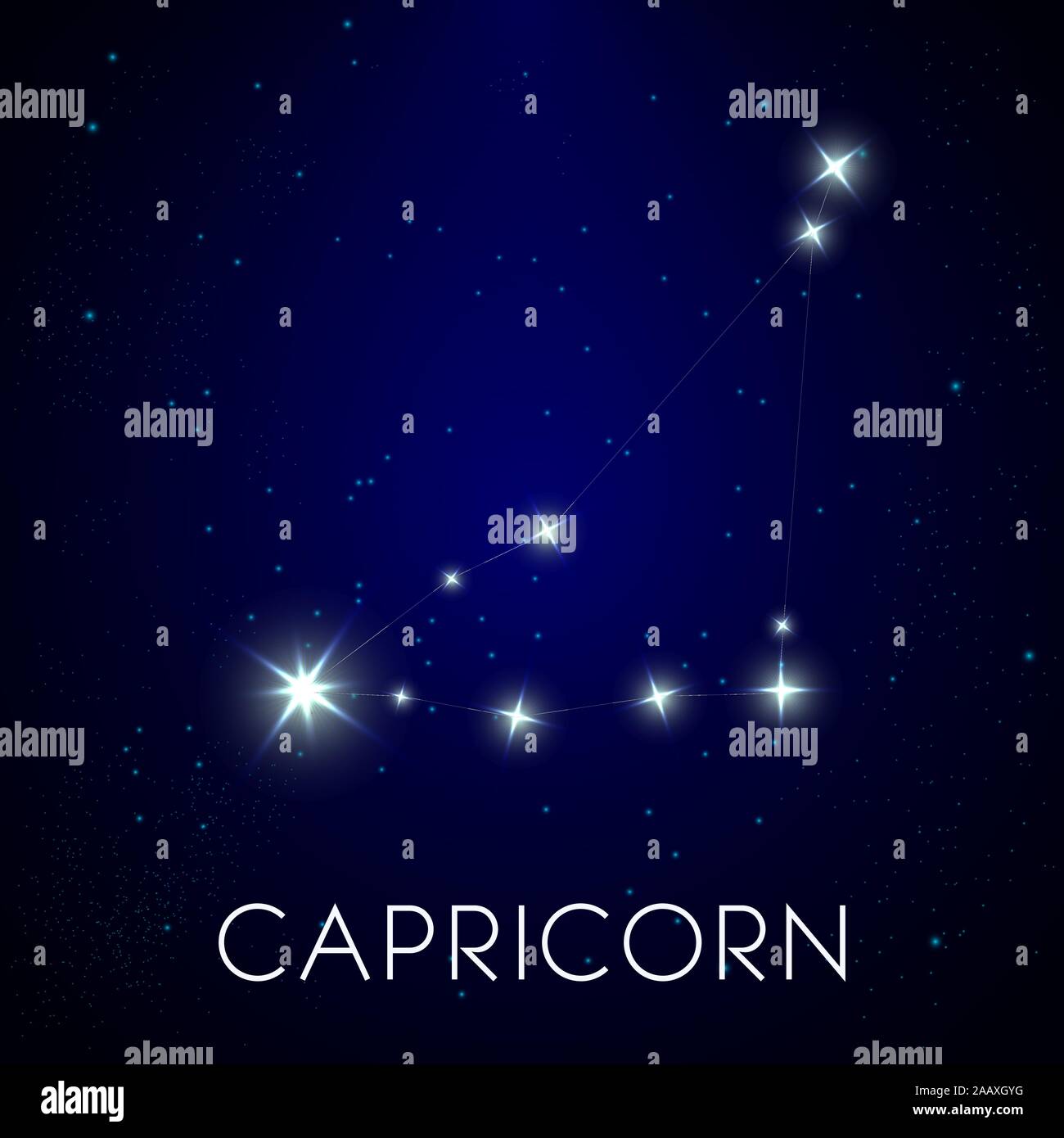 Sternbild Steinbock Stockfotos und -bilder Kaufen - Alamy