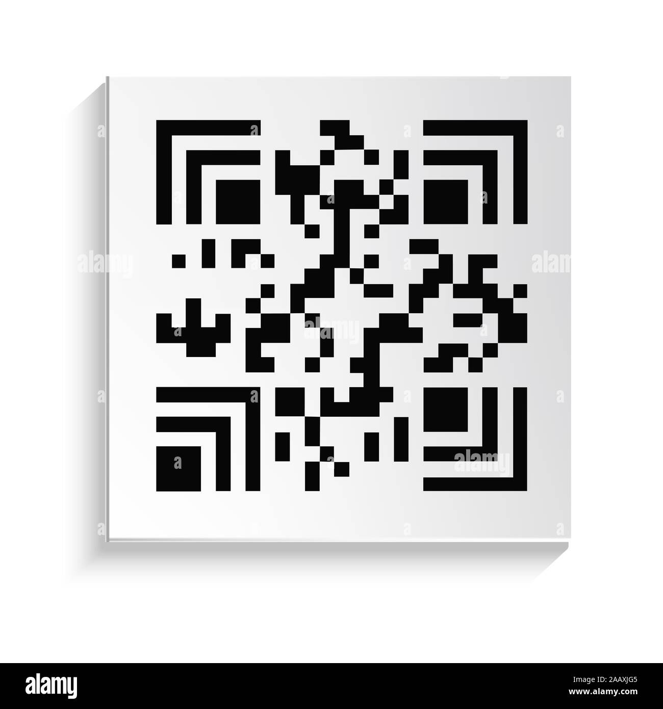 Qr code aufkleber -Fotos und -Bildmaterial in hoher Auflösung – Alamy