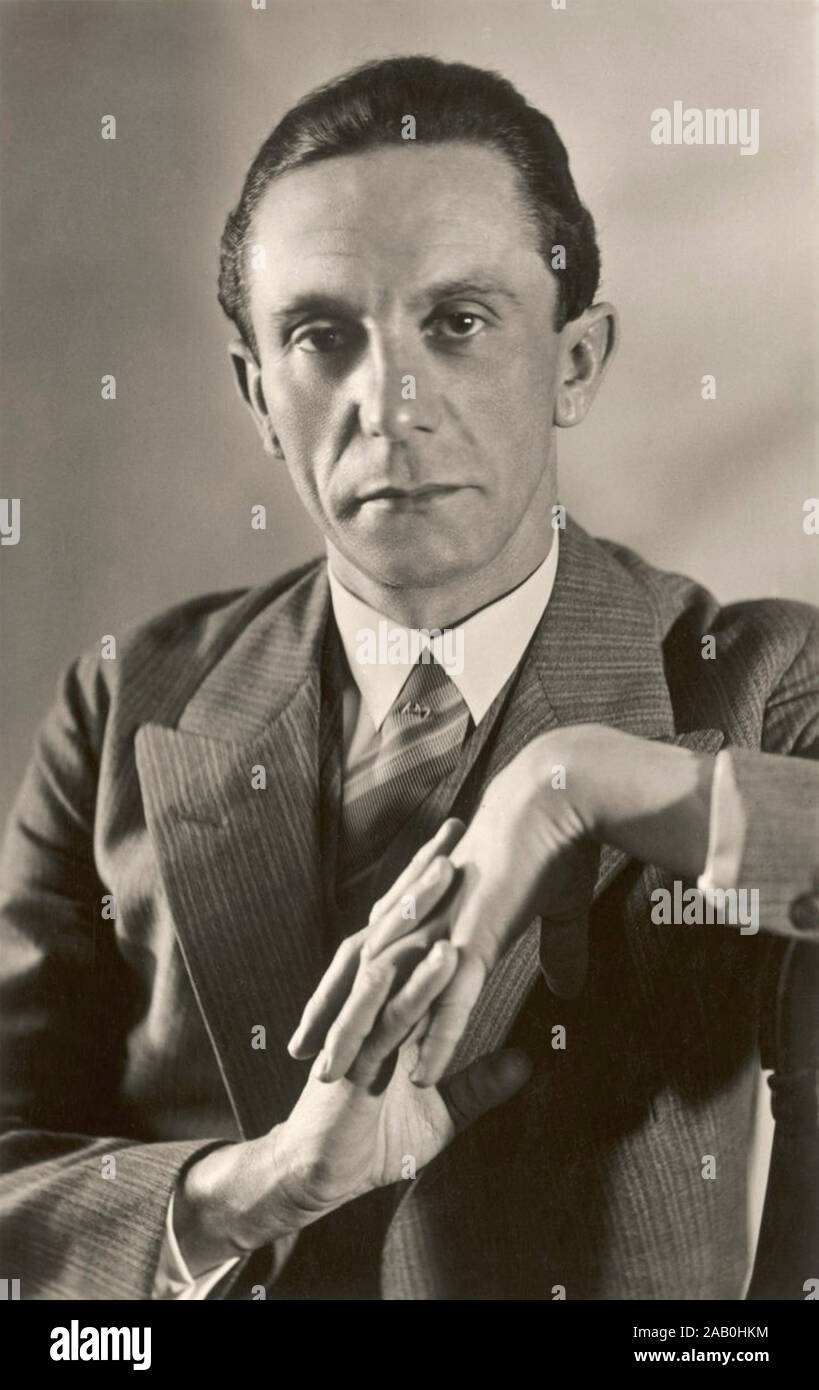 Joseph Goebbels Nazi Stockfotos und -bilder Kaufen - Alamy