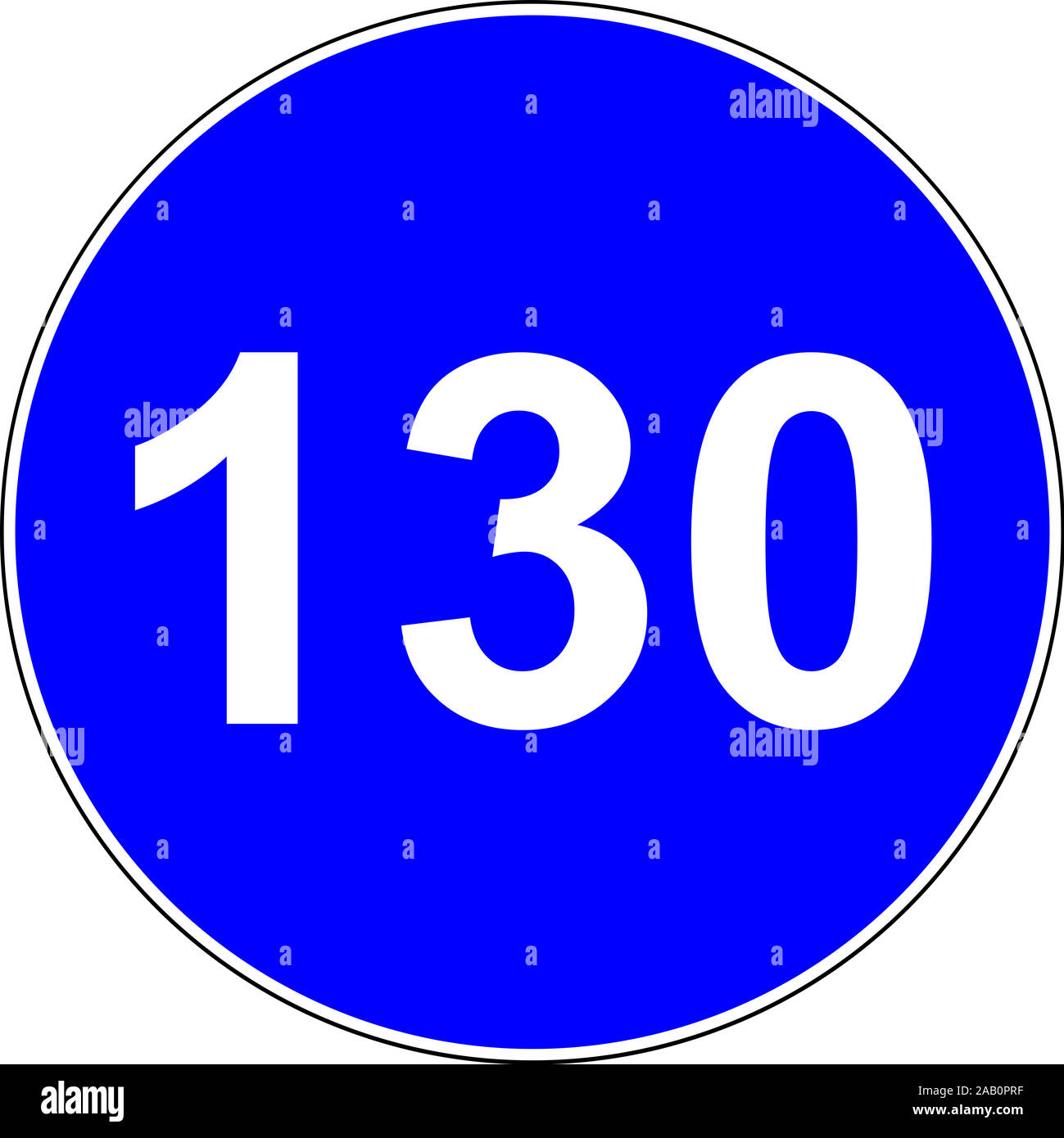 Geschwindigkeit 130 Km H Stockfotos und -bilder Kaufen - Alamy