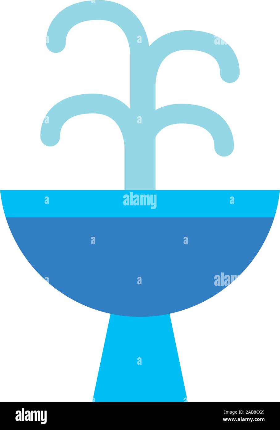 Quelle Wasser Flat Style Symbol Vektor illustration Design Stock ...