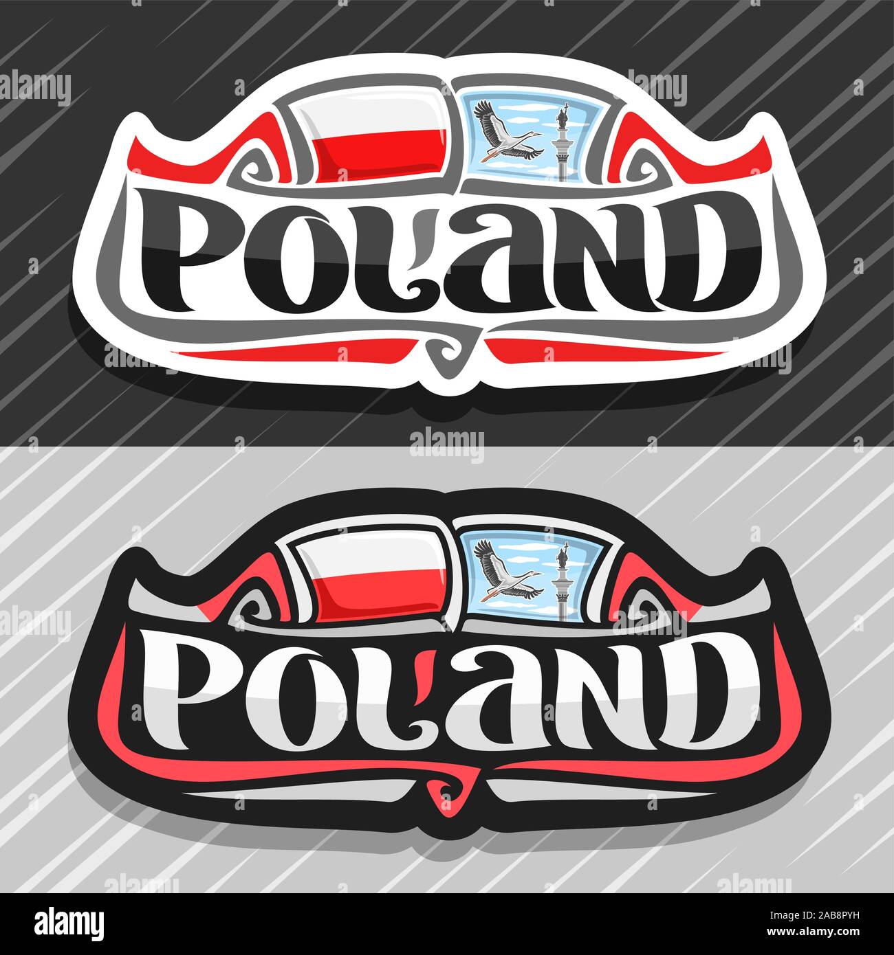 Polnisches logo Stock-Vektorgrafiken kaufen - Alamy