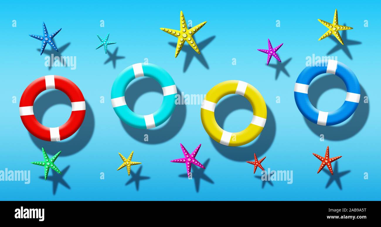 Schwimmender Seestern Stockfotos und -bilder Kaufen - Alamy