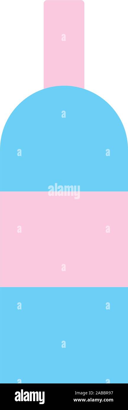 Alkohol Flasche Icon Design, Trinken Trinken Flüssigkeit Menü ...