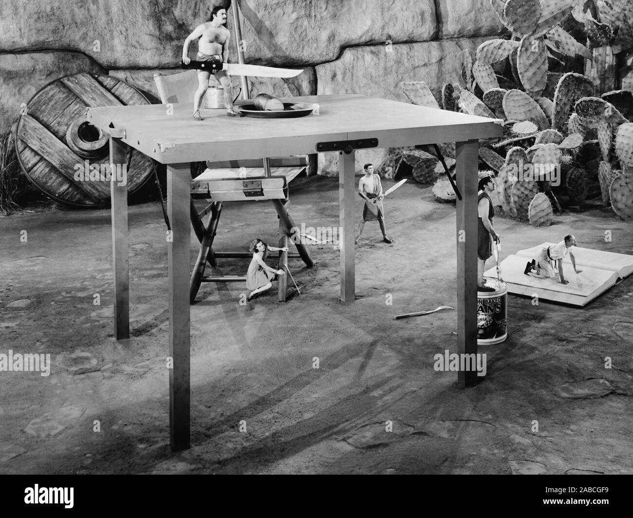 DR. CYCLOPS, von links: Frank Yaconelli (oben), Janice Logan, Thomas Köhler, Victor Kilian ...