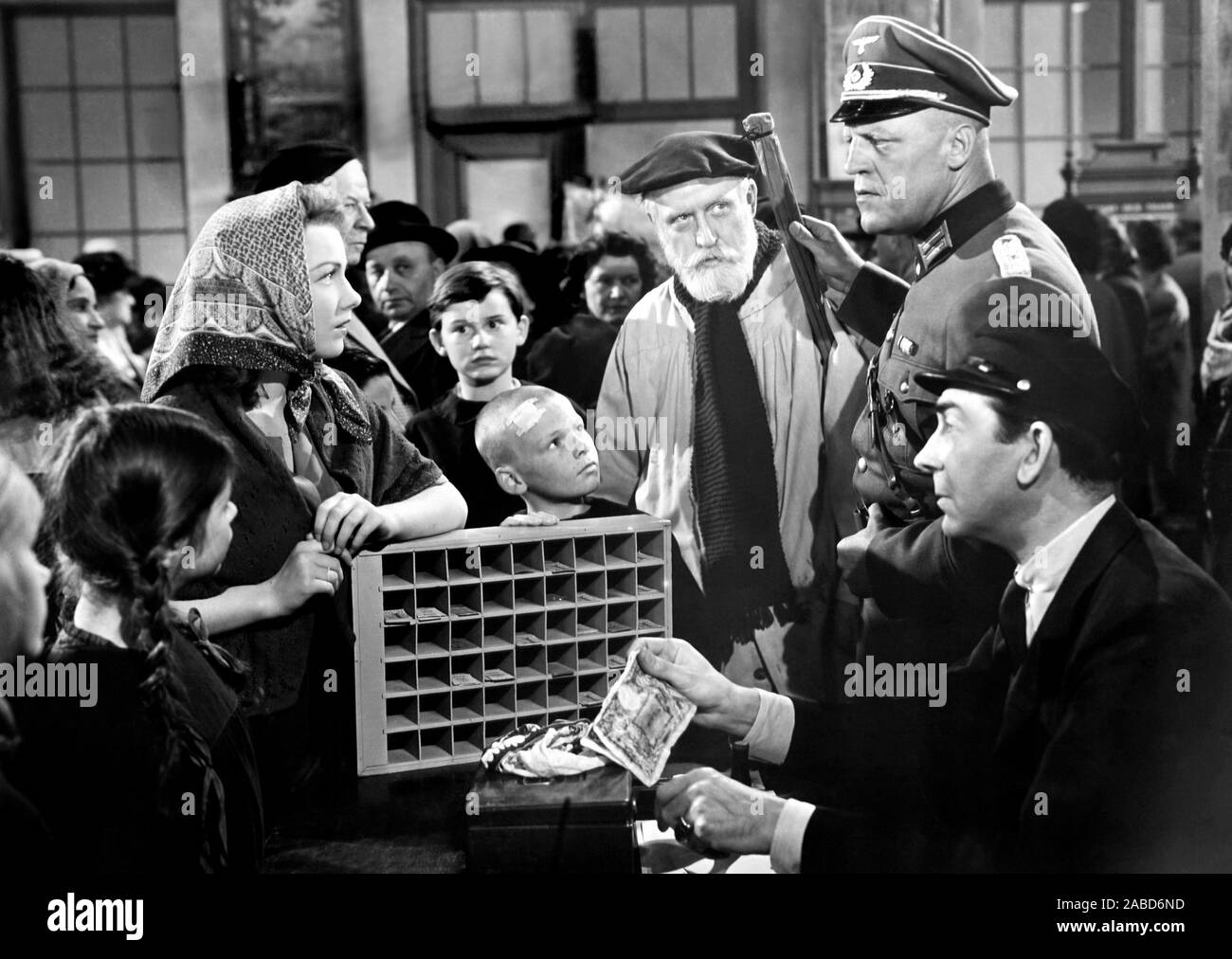 Der Rattenfänger, von links, Anne Baxter, Roddy McDowall, Merrill Rodin ...