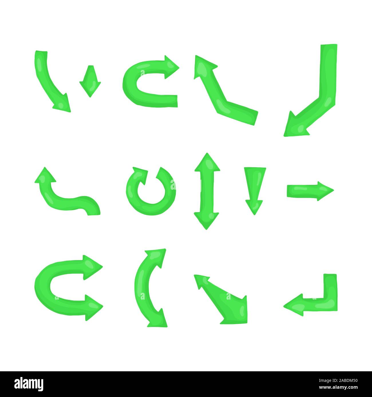 Pfeil grün Symbole gesetzt. Vector Illustration. Cursors Zeichen ... Pfeil grün Symbole gesetzt. Vector Illustration. Cursors Zeichen ...