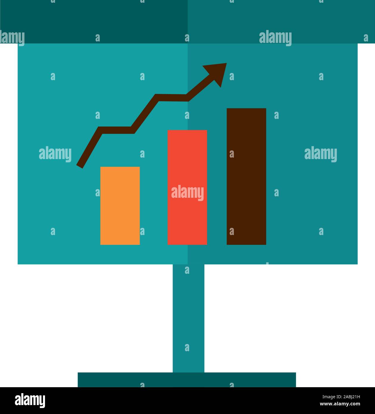 Vorstand Präsentation Statistiken Diagramm profit Business Strategie ...