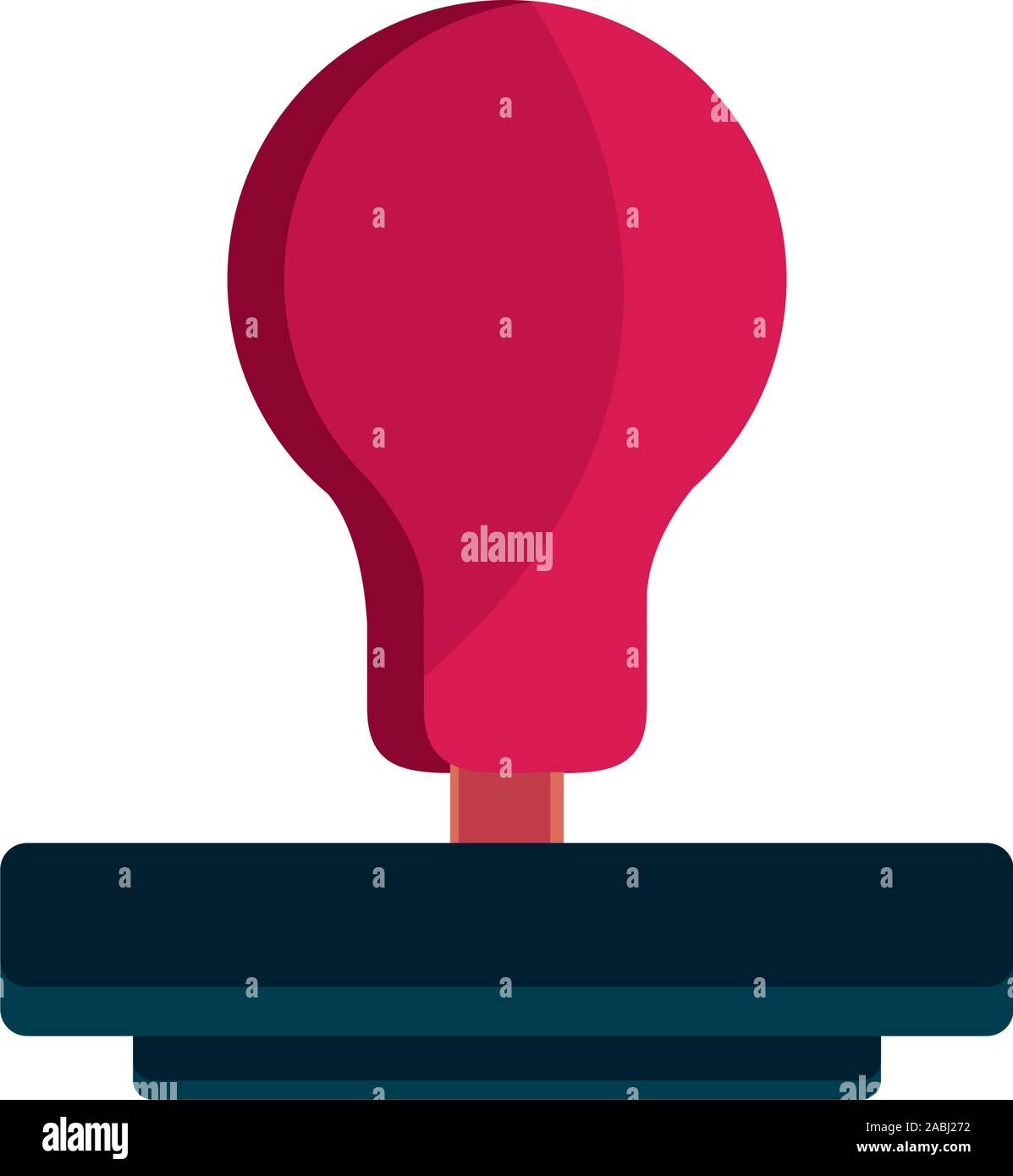 Stempel Gummi Eigentum Geistiges Copyright Symbol Vektor illustration ...